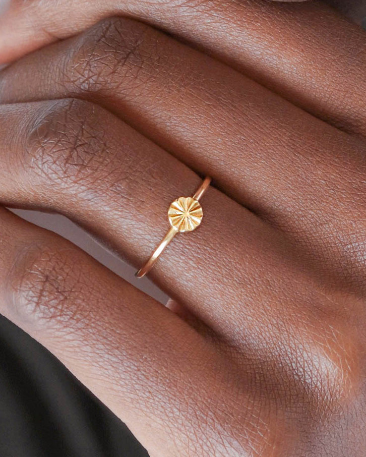18K Vermeil Sun Ring